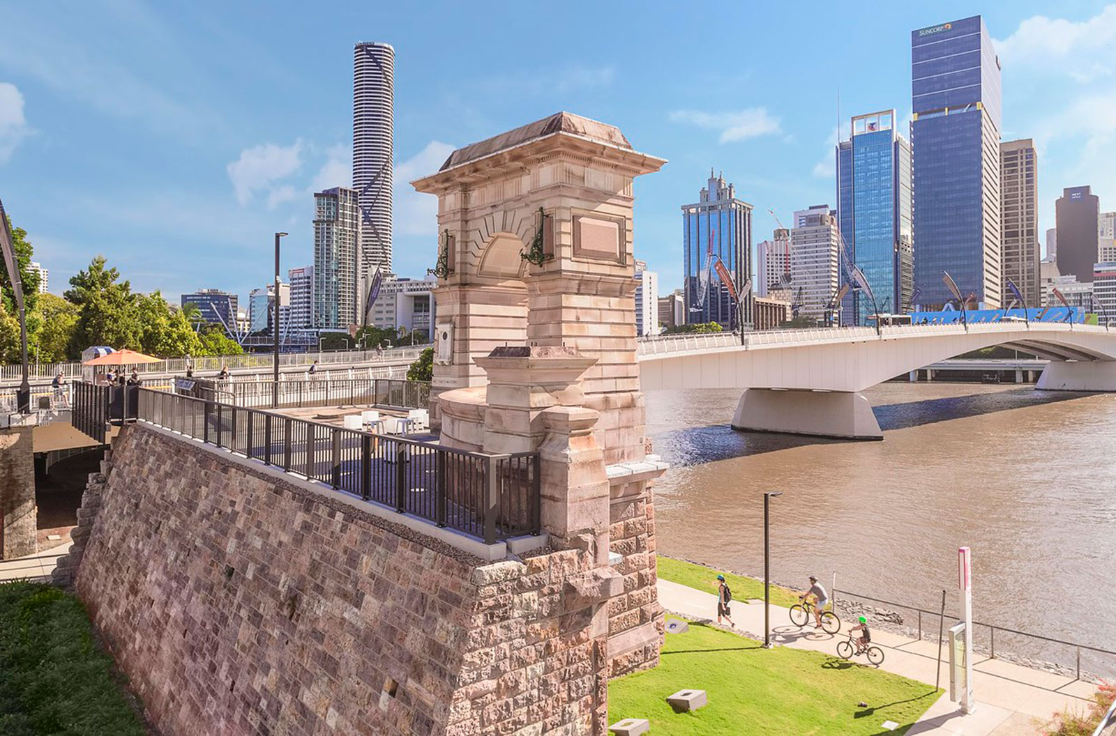 Walking and Cycling at South Bank